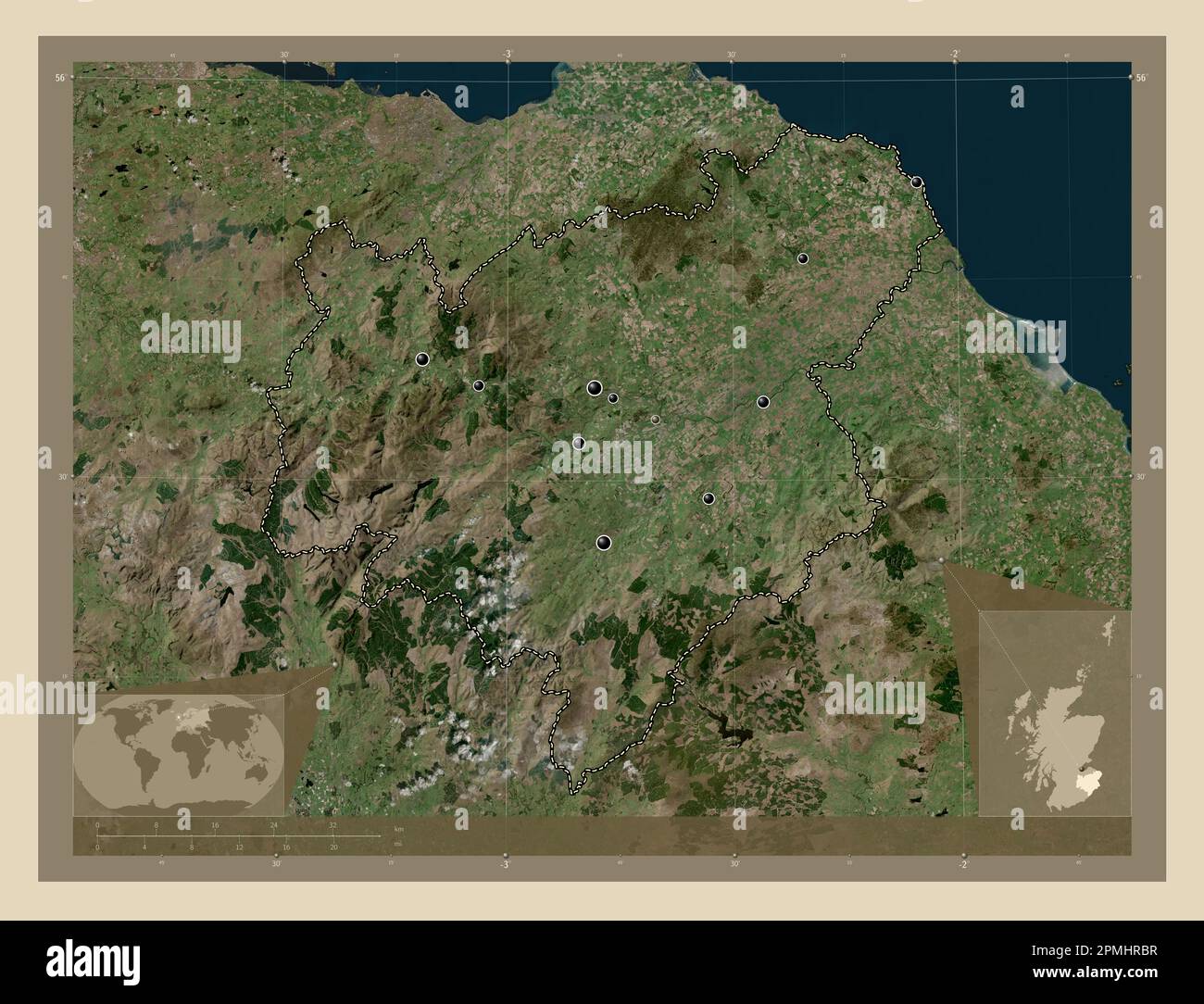 Scottish Borders, region of Scotland - Great Britain. High resolution ...