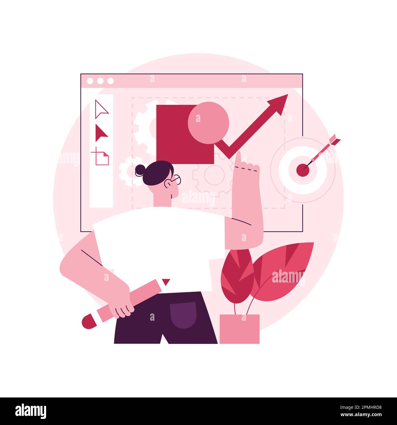 Design strategy abstract concept vector illustration. Design plan ...