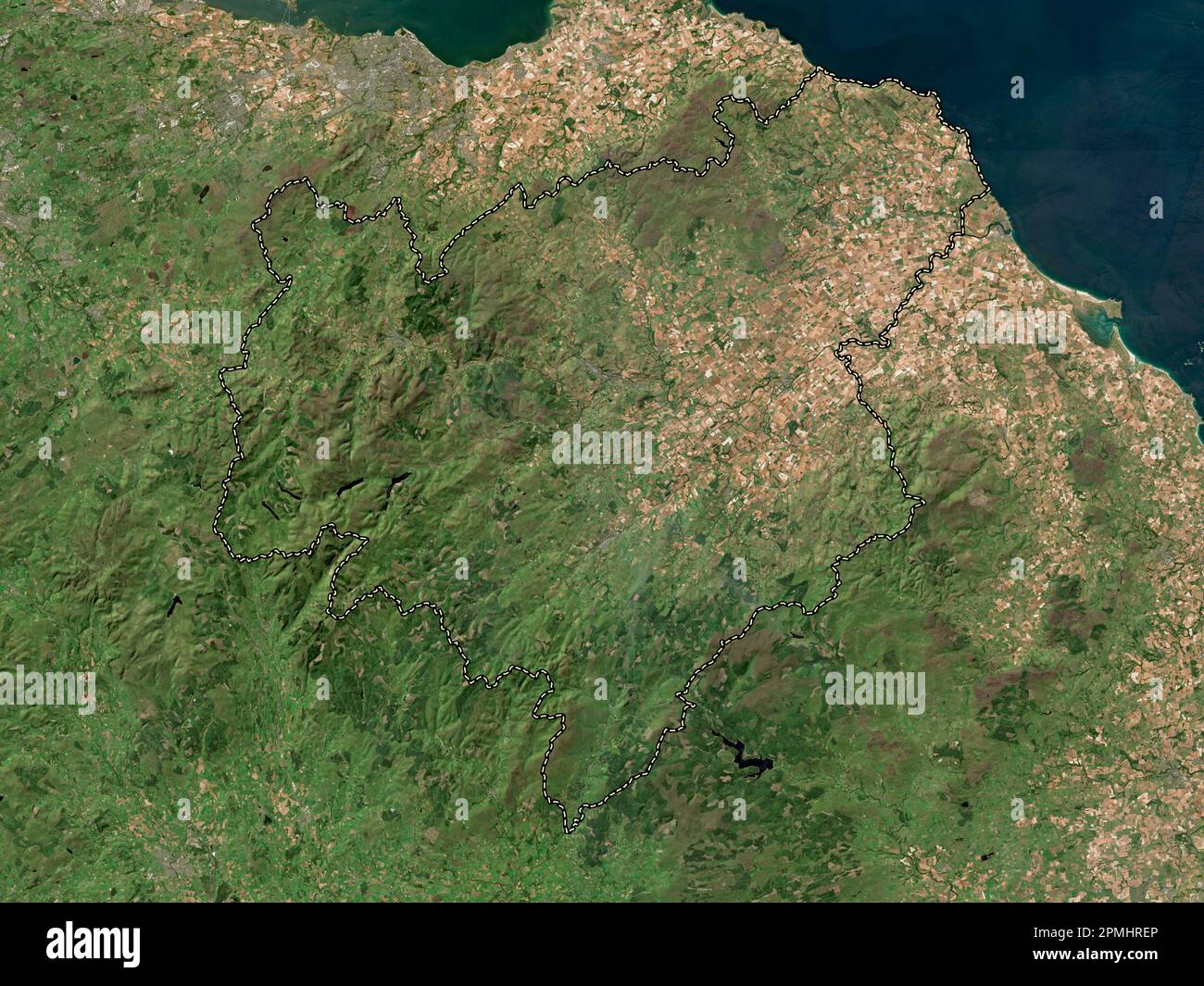 Scottish Borders, region of Scotland - Great Britain. Low resolution ...