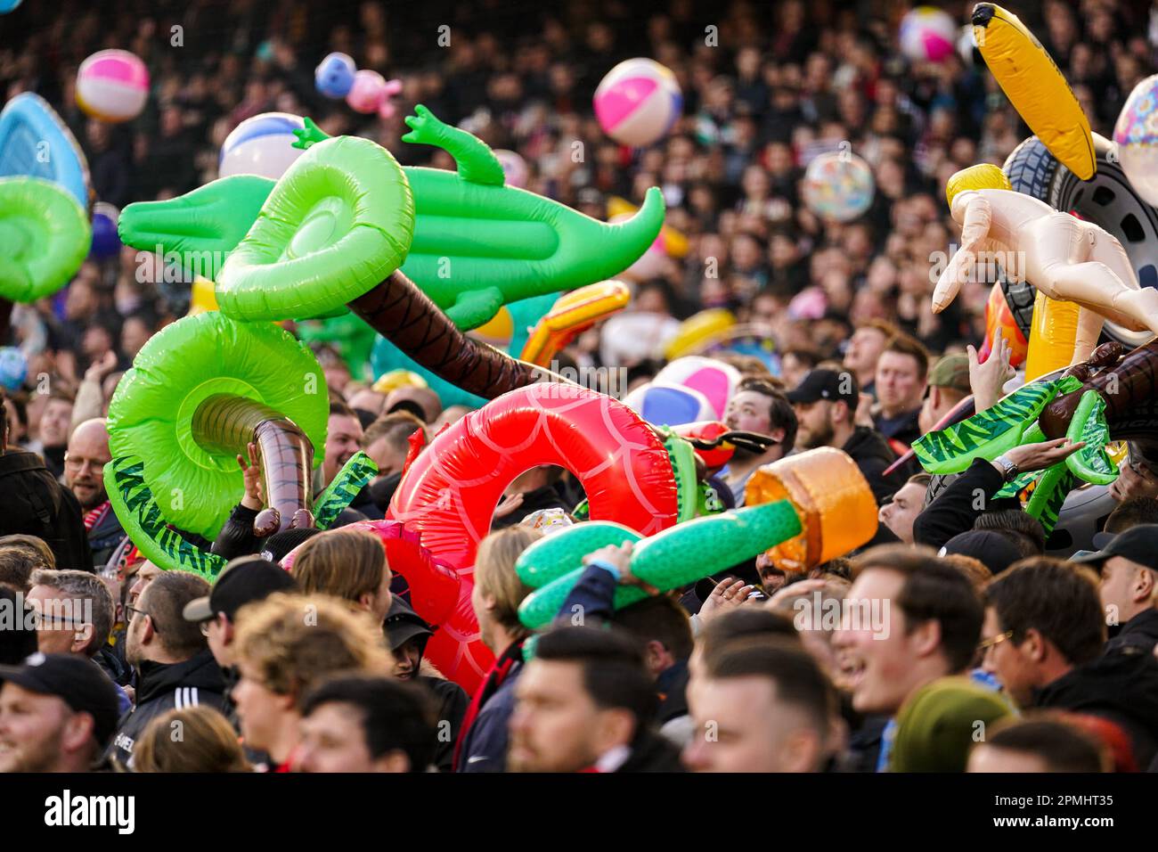 Football fans inflatables hi-res stock photography and images - Alamy