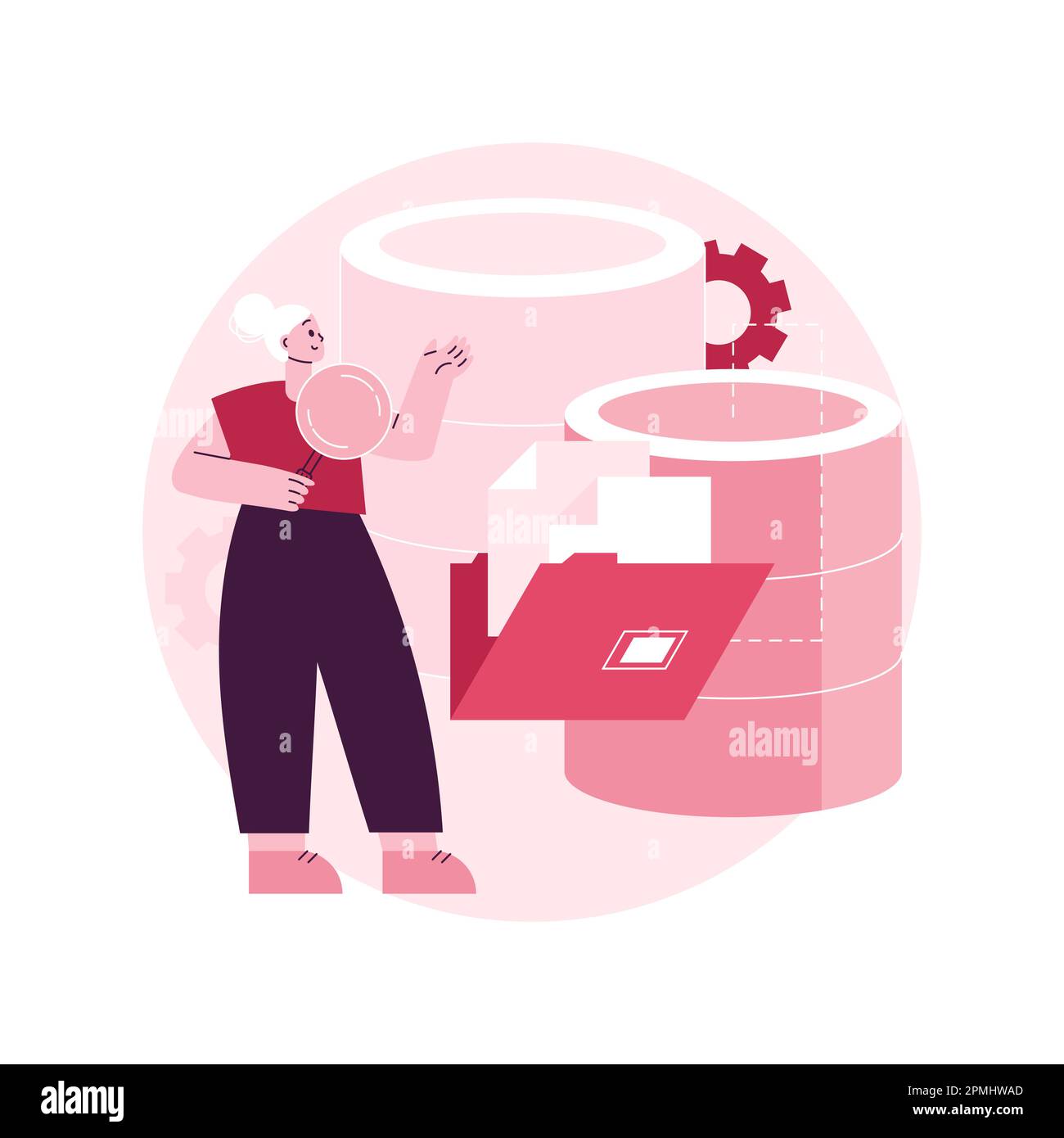 PHP and MySql development abstract concept vector illustration ... PHP and MySql development abstract concept vector illustration ...