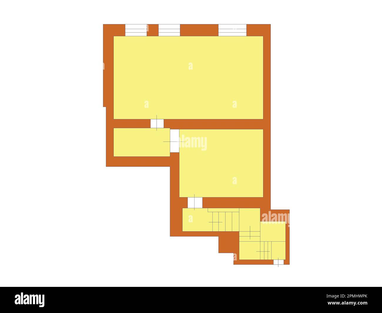 2d Floor Plan Black White Floor Plan Floorplan Floor Plan Sketch Stock