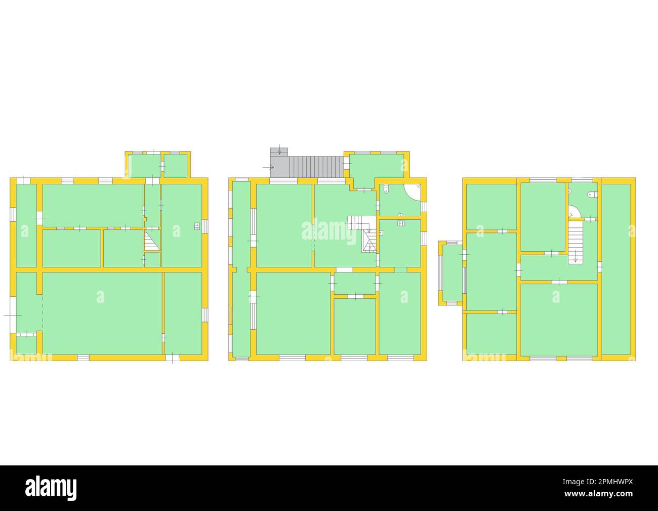 2d floor plan Black white floor plan Floorplan Floor plan sketch stock ...
