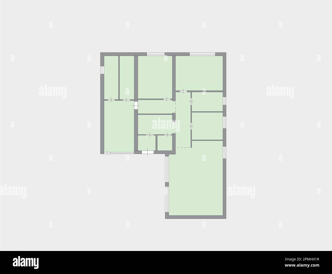 2d floor plan Black white floor plan Floorplan Floor plan sketch stock ...