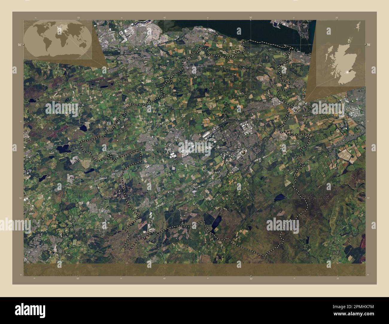 West Lothian, region of Scotland - Great Britain. High resolution ...