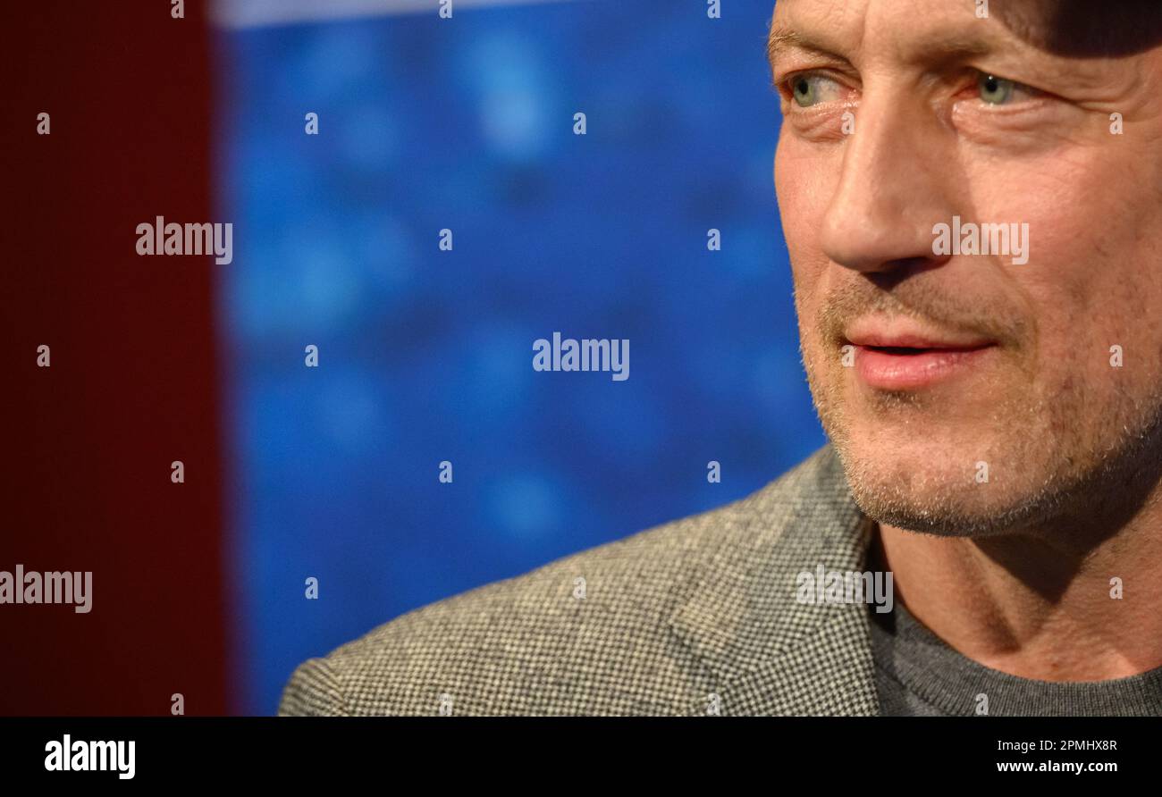 Hanover, Germany. 13th Apr, 2023. Actor Wotan Wilke Möhring stands at ...