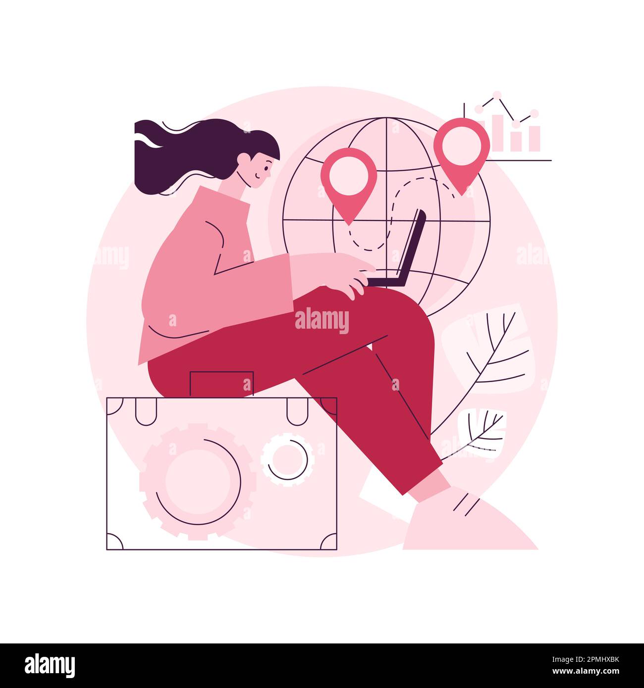 Expat workers Stock Vector Images - Alamy