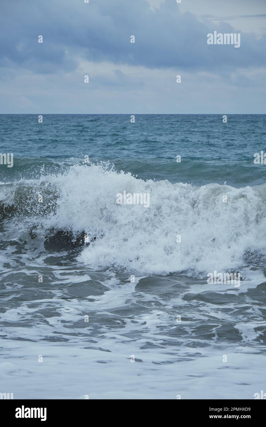 Beautiful landscape of the Black Sea coast near the cities of Sochi and ...