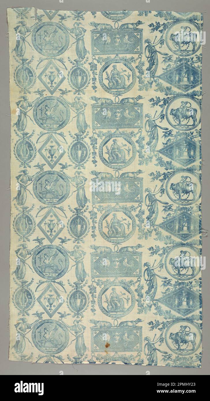 Textile (France); Designed by Jean-Baptiste Marie Huet (French, 1745 ...