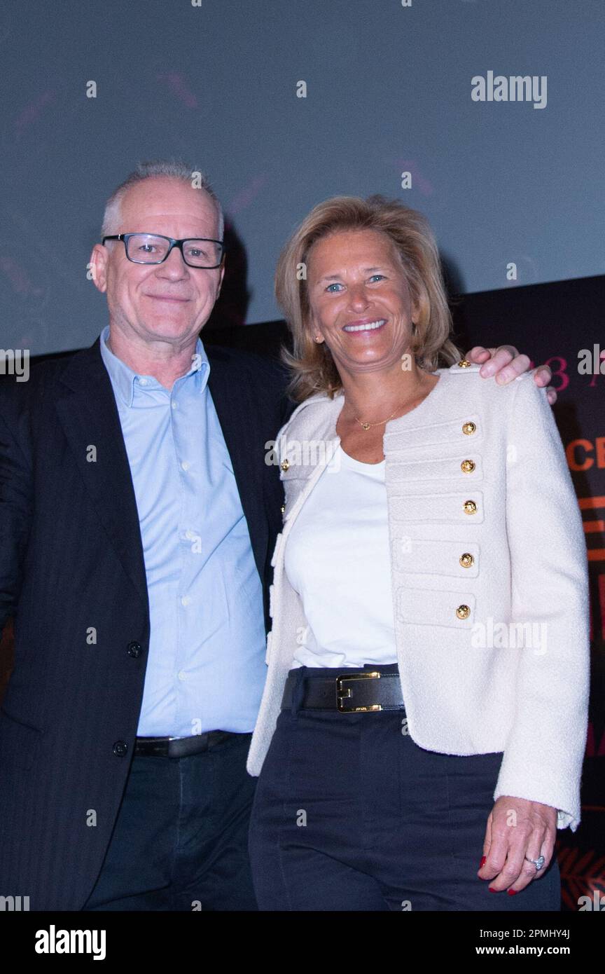 Paris, France. 13th Apr, 2023. Cannes Film Festival director Thierry ...