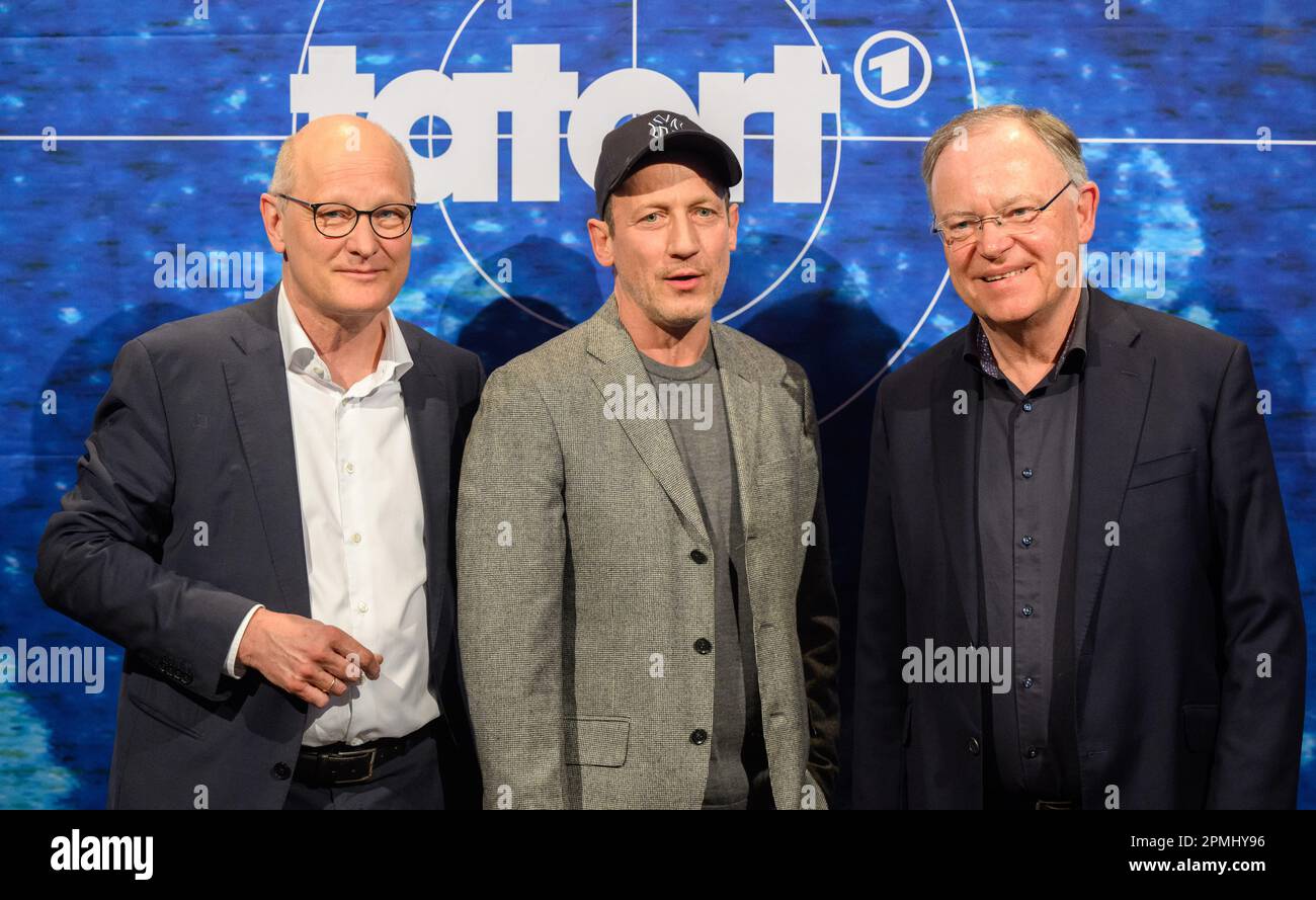 Hanover, Germany. 13th Apr, 2023. Joachim Knuth (l-r), Intendant NDR ...