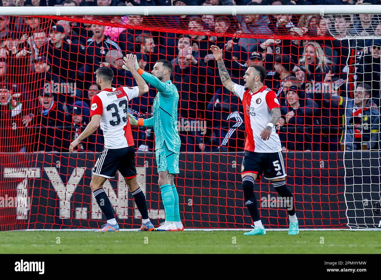 Stadion Feijenoord, Netherlands. 13th Apr, 2023. STADION FEIJENOORD, NETHERLANDS - APRIL 13 ...