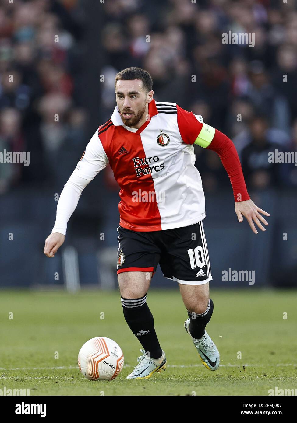 ROTTERDAM - Orkun Kokcu of Feyenoord during the UEFA Europa League quarterfinal match between ...