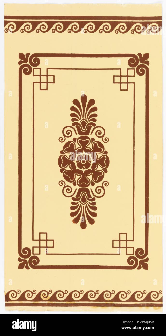 Dado (France); block-printed on joined sheets of handmade paper; 29.5 x ...