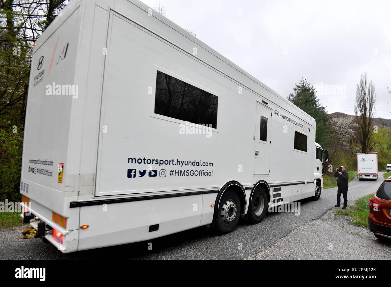 The investigation at the place where Irish driver Craig Breen ...
