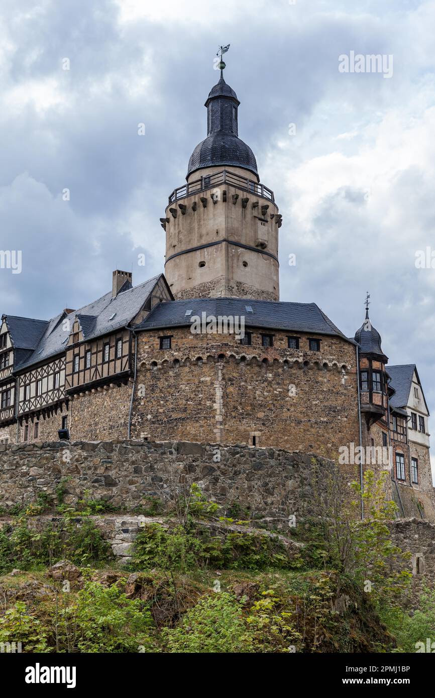 Falkenstein Castle in the Harz Mountains Stock Photo - Alamy