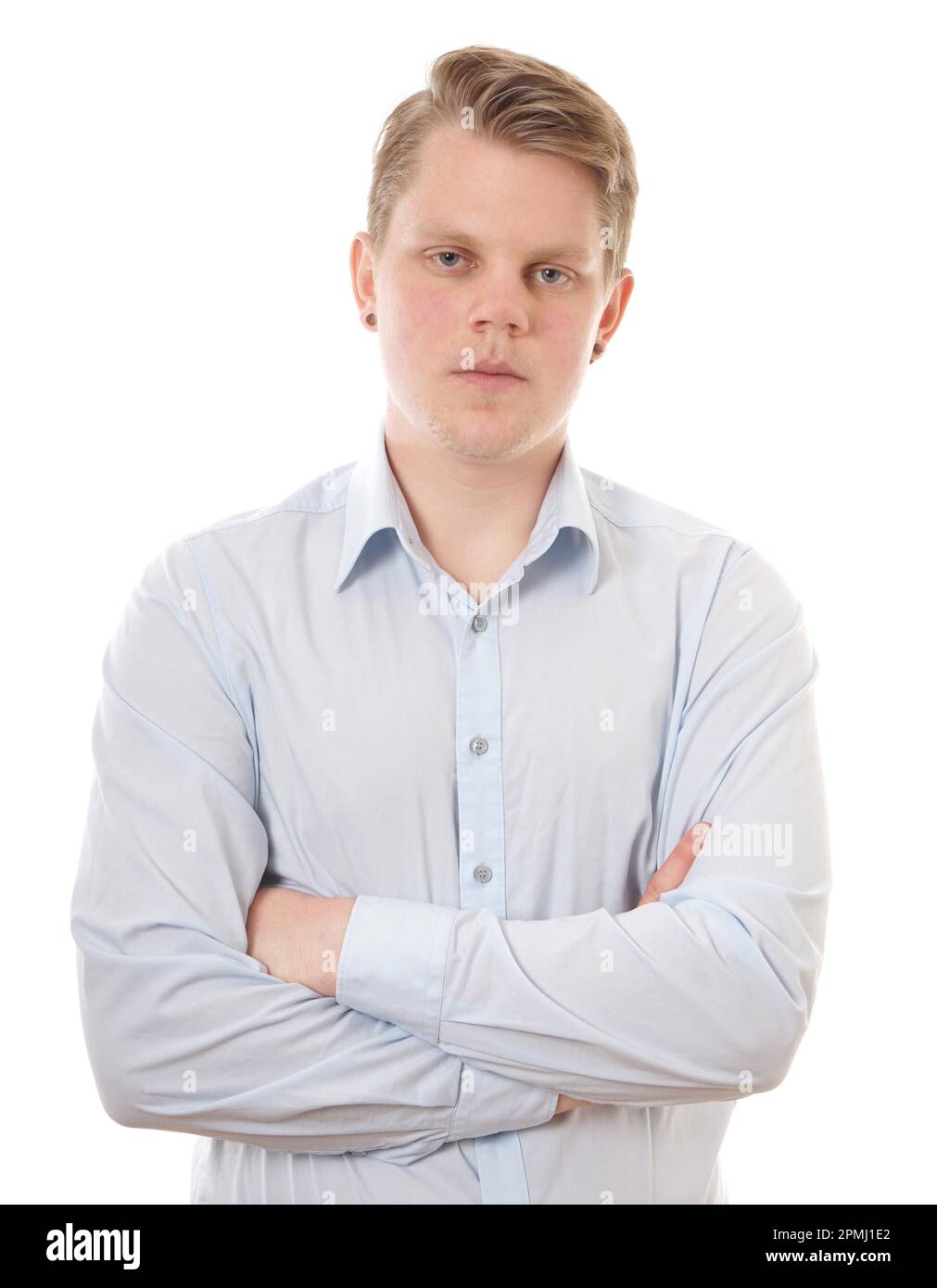 Attire folded arms hi-res stock photography and images - Alamy