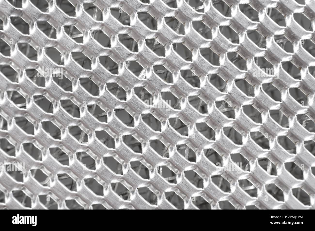 Texture or background of metal mesh with holes. Metal Stock Photo - Alamy