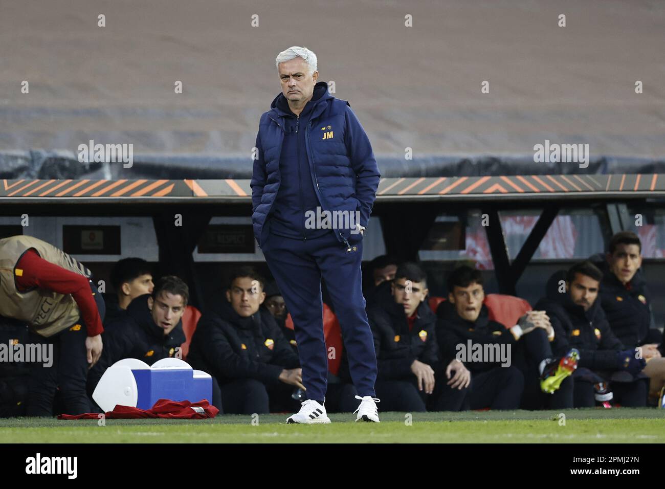 ROTTERDAM - AS Roma coach Jose Mourinho during the UEFA Europa League ...