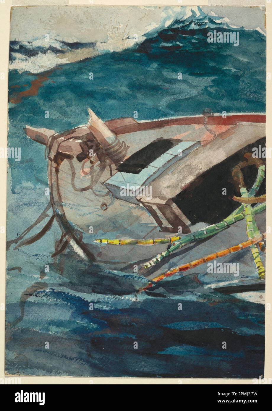 Drawing, Study for "The Gulf Stream", 1898–99; Winslow Homer (American ...