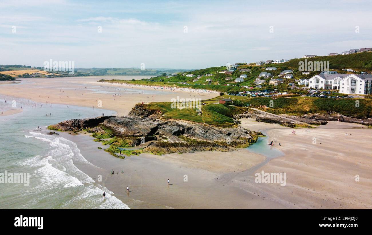 cliff on the Atlantic coast of Ireland. Virgin Mary headland ...
