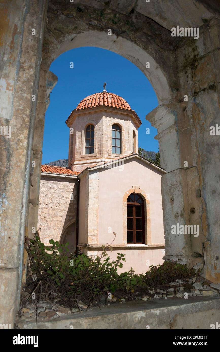 Monastery of the Angels, Amari Basin, Crete, Greece, Iera Moni Asomaton ...