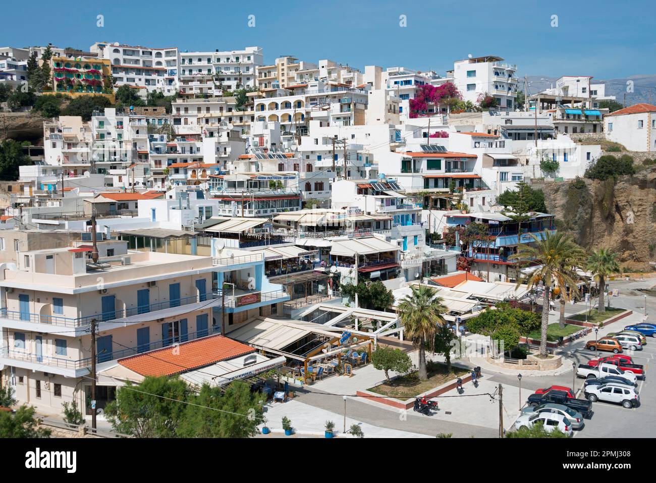 Agia Galini, Crete, Greece Stock Photo - Alamy