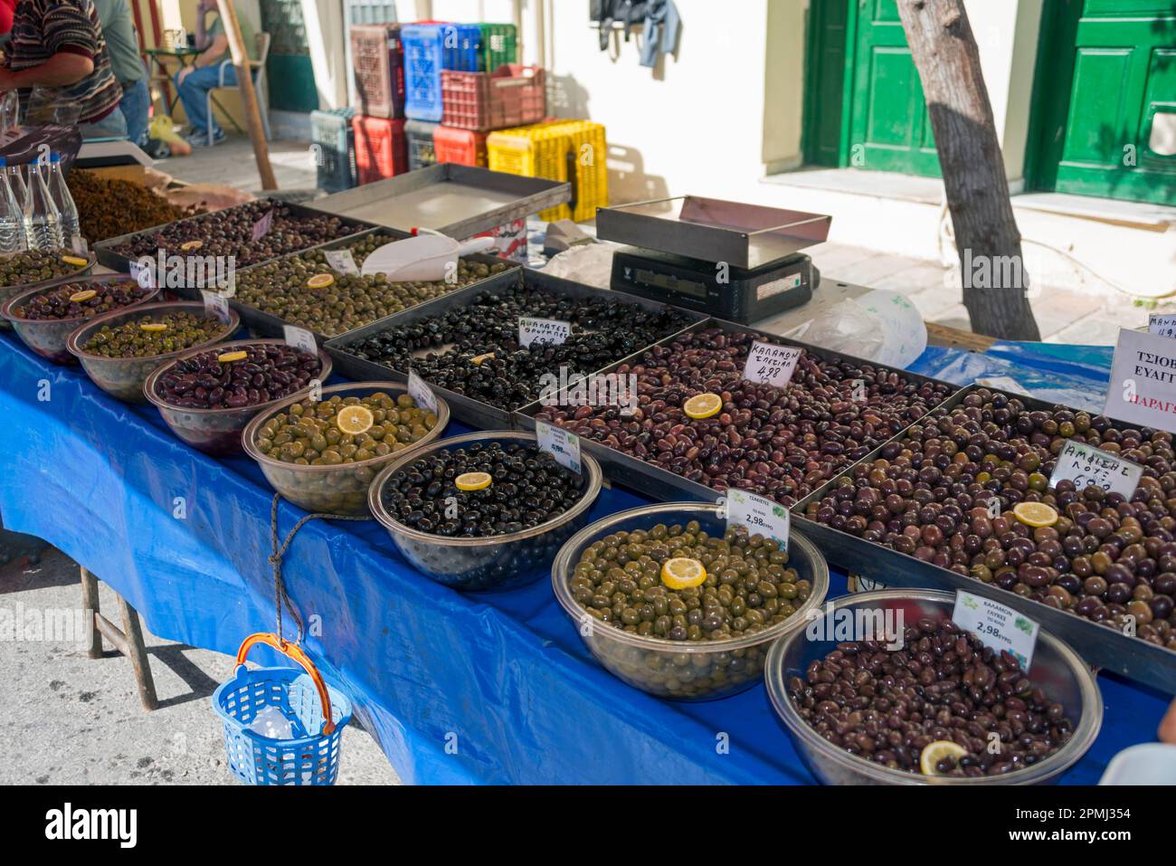 Crete food market hi-res stock photography and images - Alamy