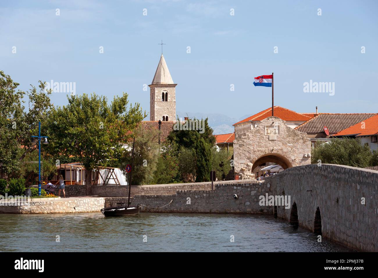 Old salt town Nin, Croatia Stock Photo - Alamy
