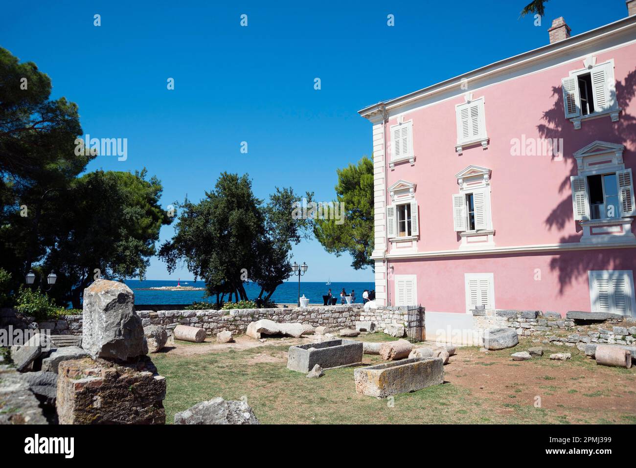 Roman Forum, Porec, Istria, Croatia Stock Photo - Alamy