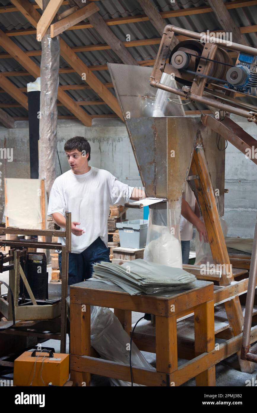 Salt factory, old salt town Nin, Croatia Stock Photo - Alamy