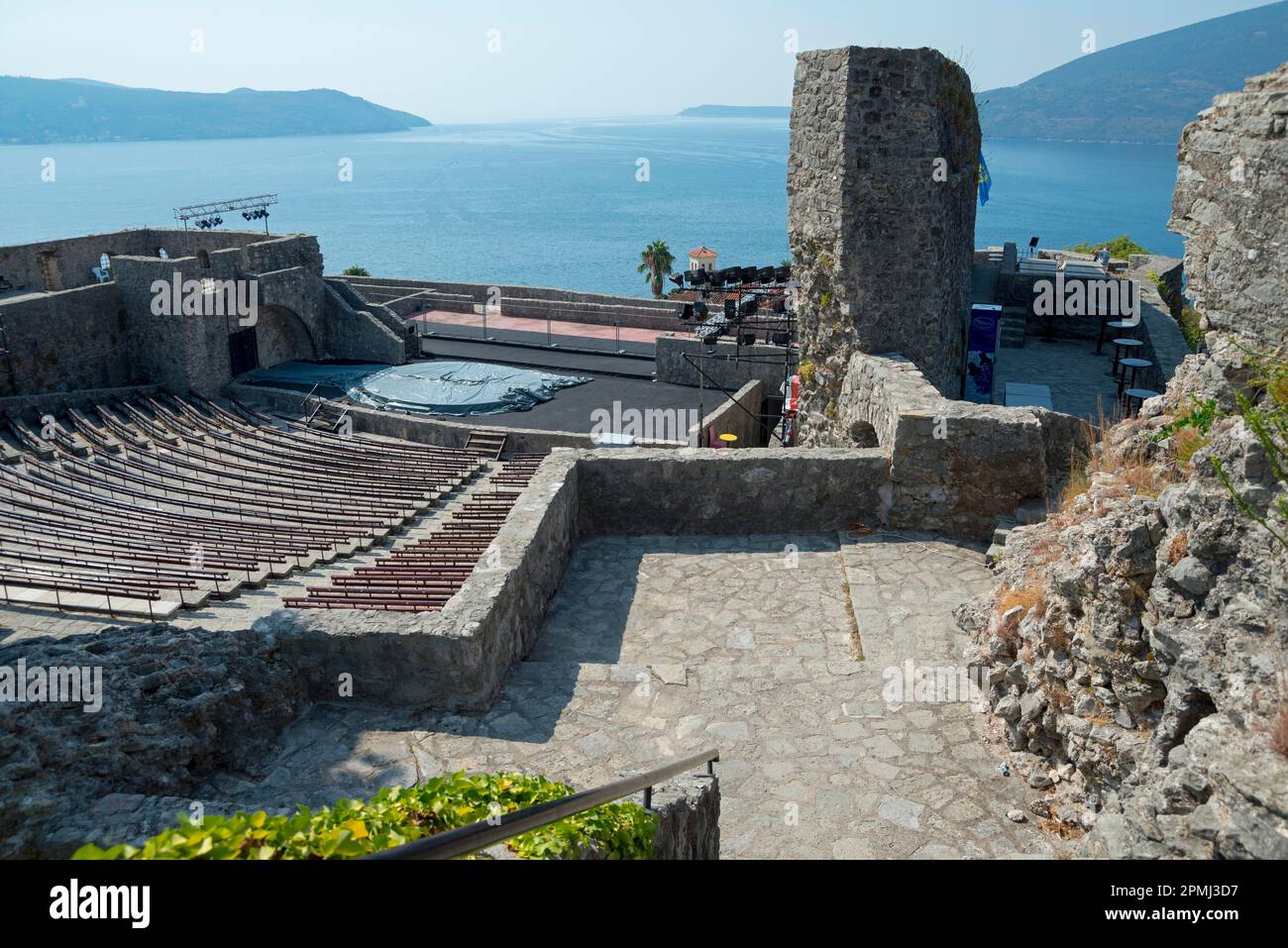 Kanli-Kula Fortress, Herceg Novi, Bay of Kotor, Montenegro Stock Photo ...
