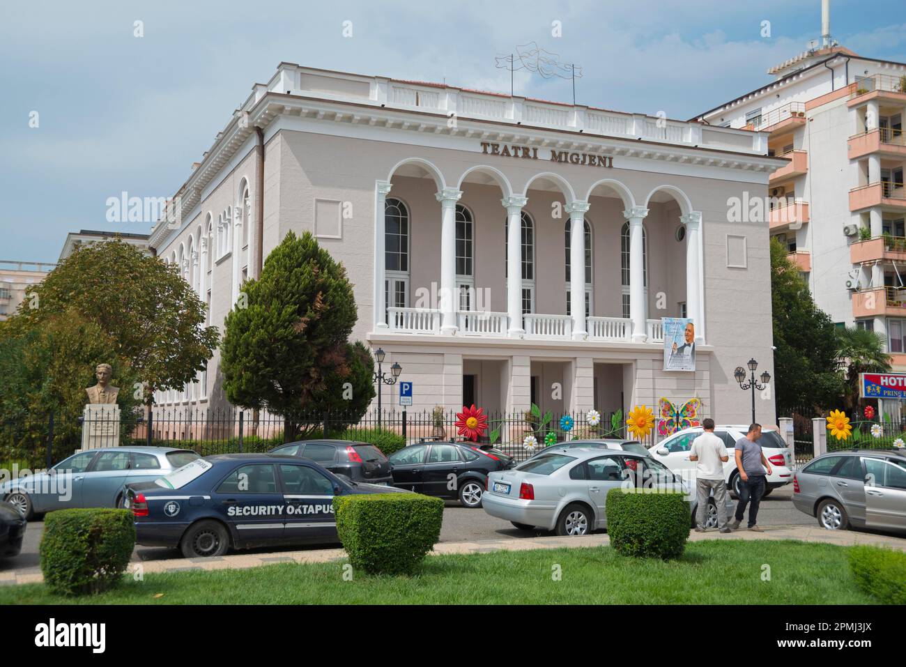 Migjeni Theatre, Shkoder, Albania, Shkodra Stock Photo - Alamy