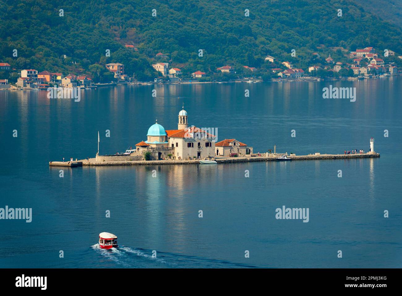 St. Mary's Monastery Island on the Rock, Perast, Bay of Kotor ...