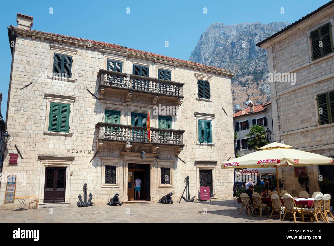 Grgurina Palace, Maritime Museum, Old Town, Kotor, Bay of Kotor ...
