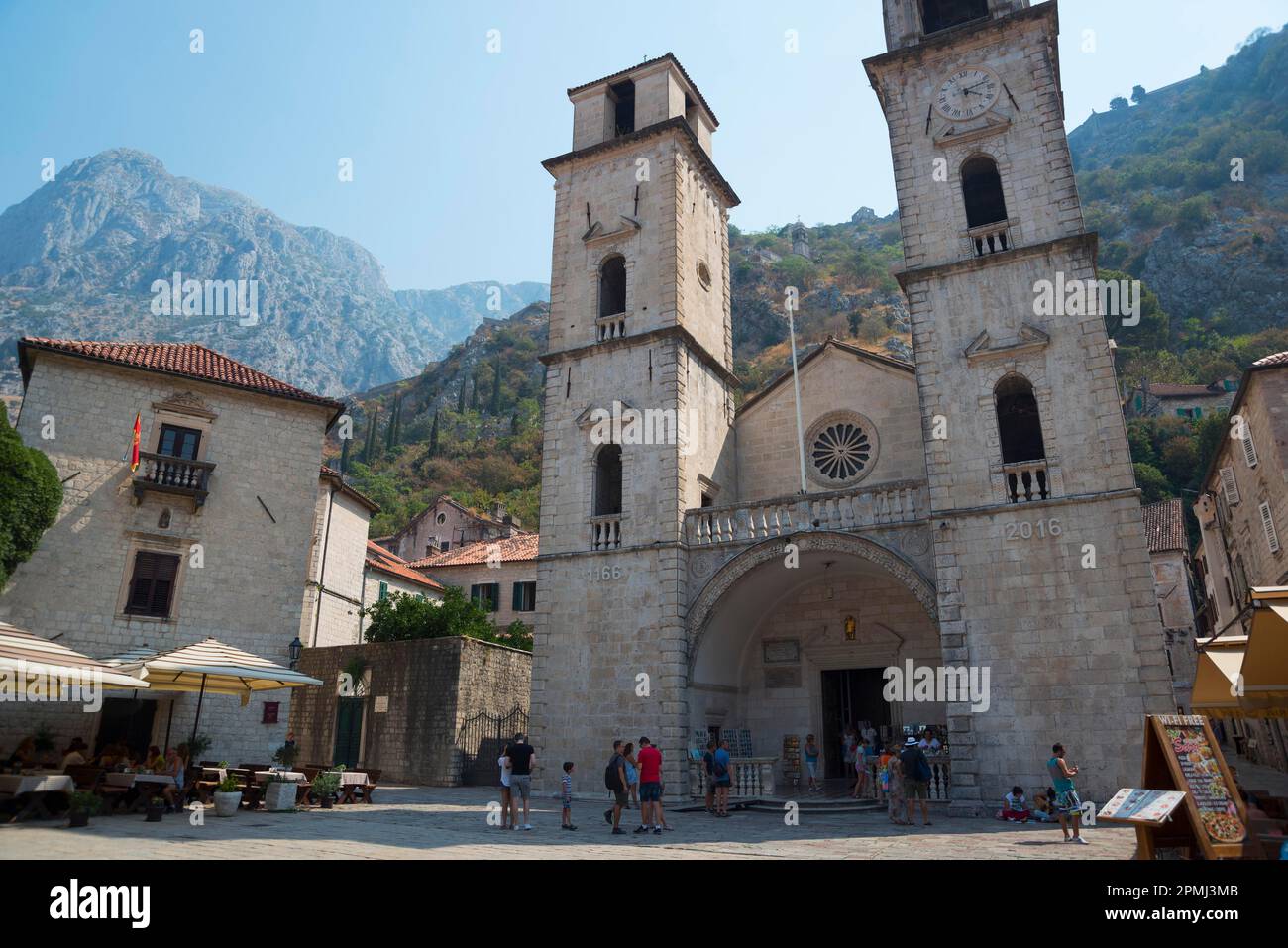 Cathedral of St. Tryphon, Old Town, Kotor, Bay of Kotor, Montenegro, Sv ...