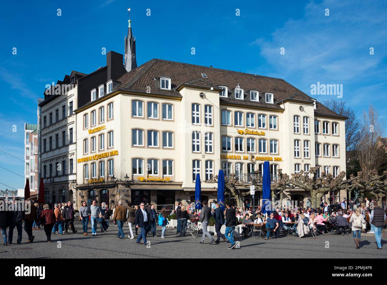 Brauerei im Goldenen Ring, Duesseldorf, North Rhine-Westphalia, Germany ...