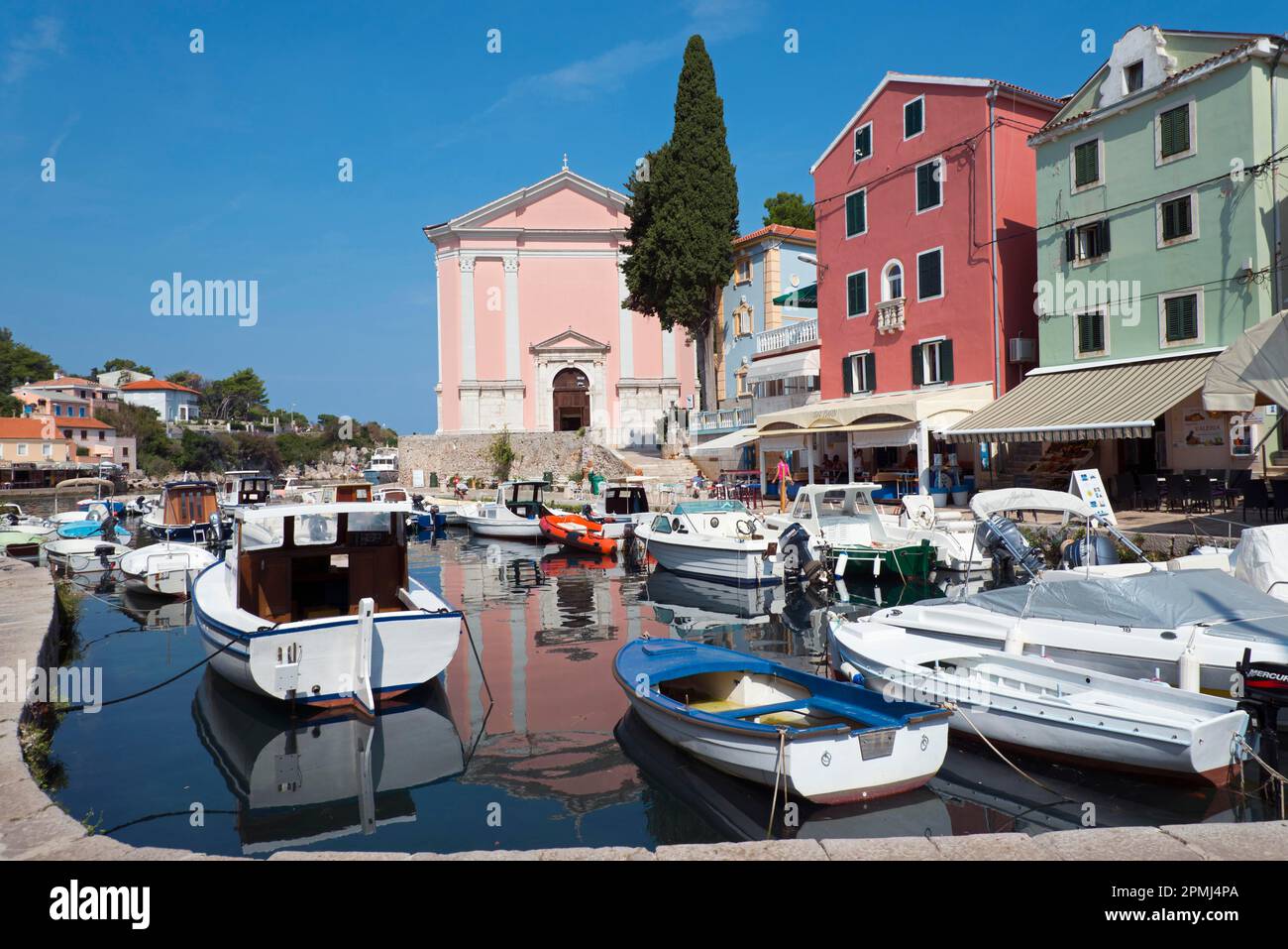 Port, Veli Losinj, Losinj Island, Kvarner Gulf Bay, Croatia Stock Photo ...