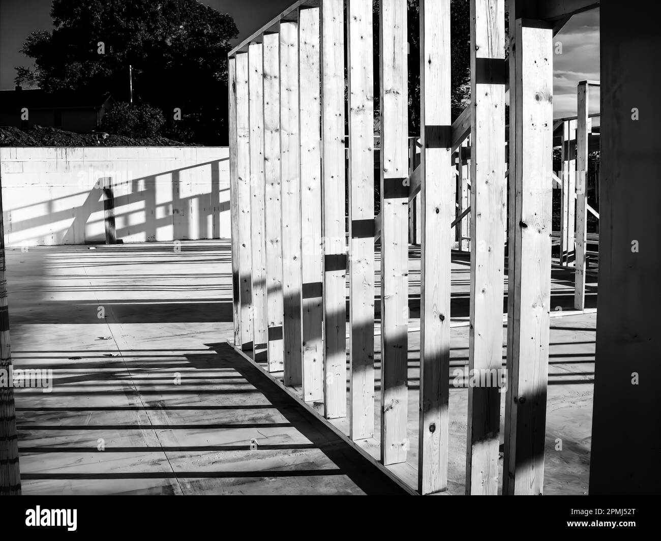 Frame reinforcement concrete slab Black and White Stock Photos & Images ...