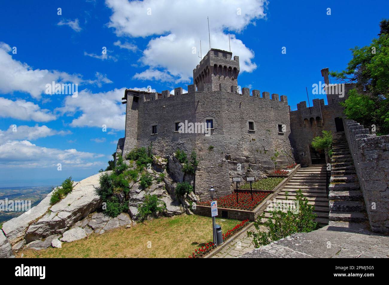 San Marino, Rocca fratta, Fratta Tower, Monte Titano, Republic of San ...