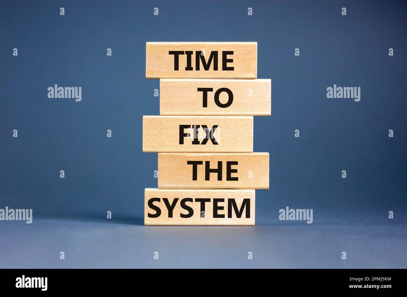 Time to fix the system symbol. Concept words Time to fix the system on ...