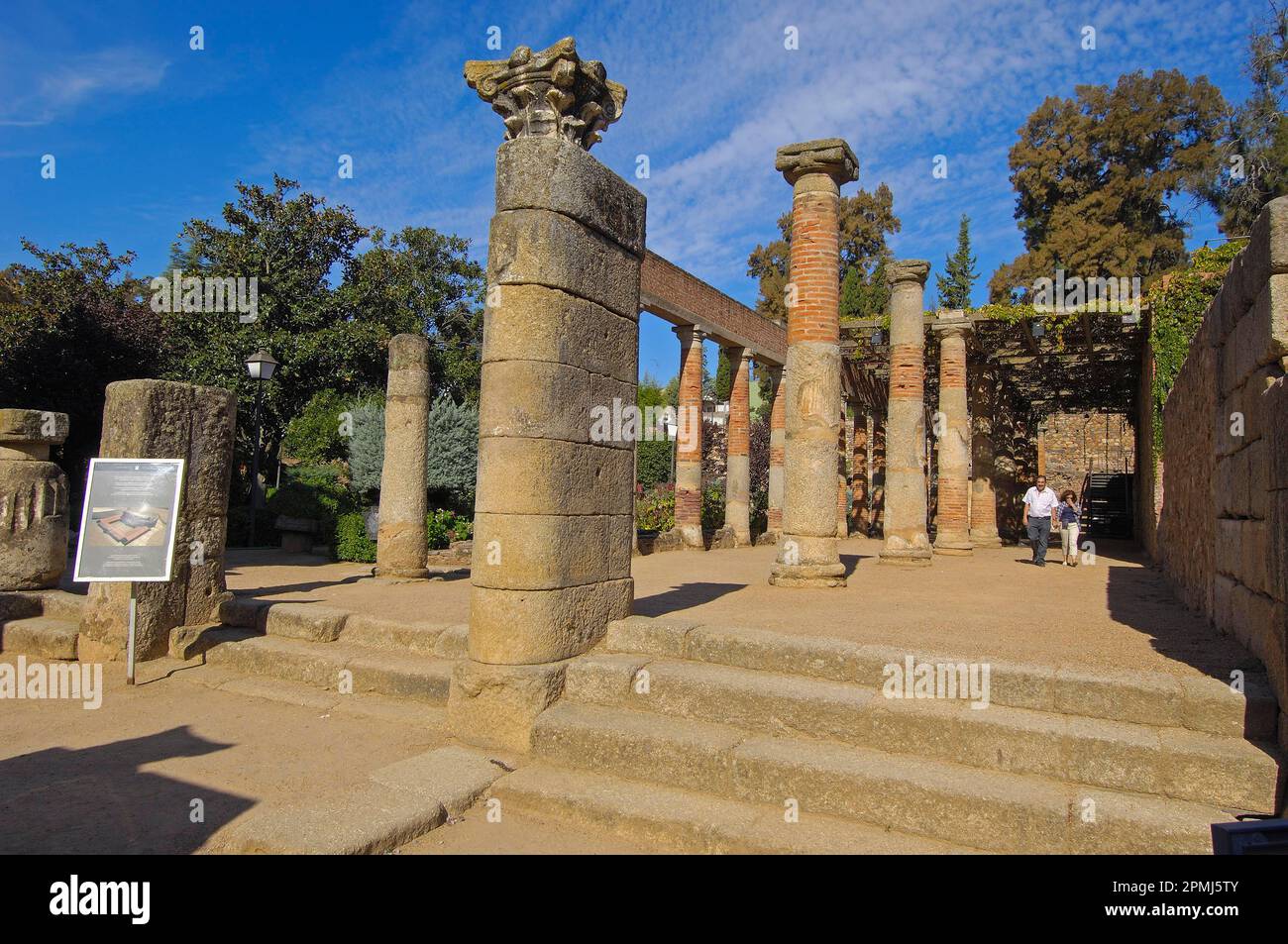Roman Theatre, Merida, UNESCO World Heritage Site, Badajoz Province ...