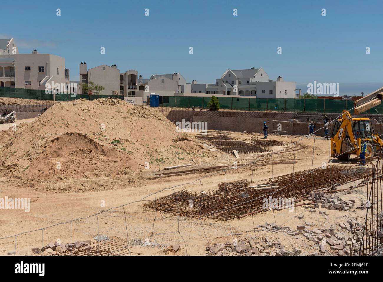 Langebaan, Western Cape, South Africa. 2023. Housing development site ...