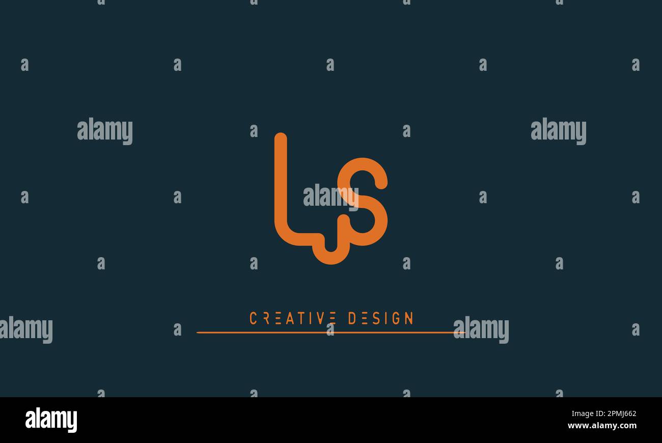 Alphabet letters Initials Monogram logo LS , SL Stock Vector Image ...