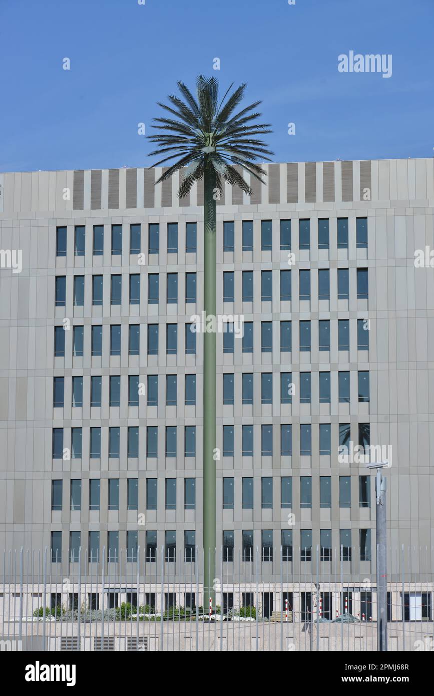 New building, BND headquarters, Chausseestrasse, Mitte, Berlin, Germany ...