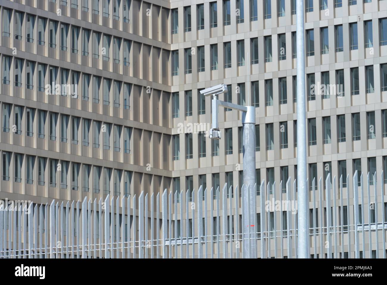 New building, BND headquarters, Chausseestrasse, Mitte, Berlin, Germany ...