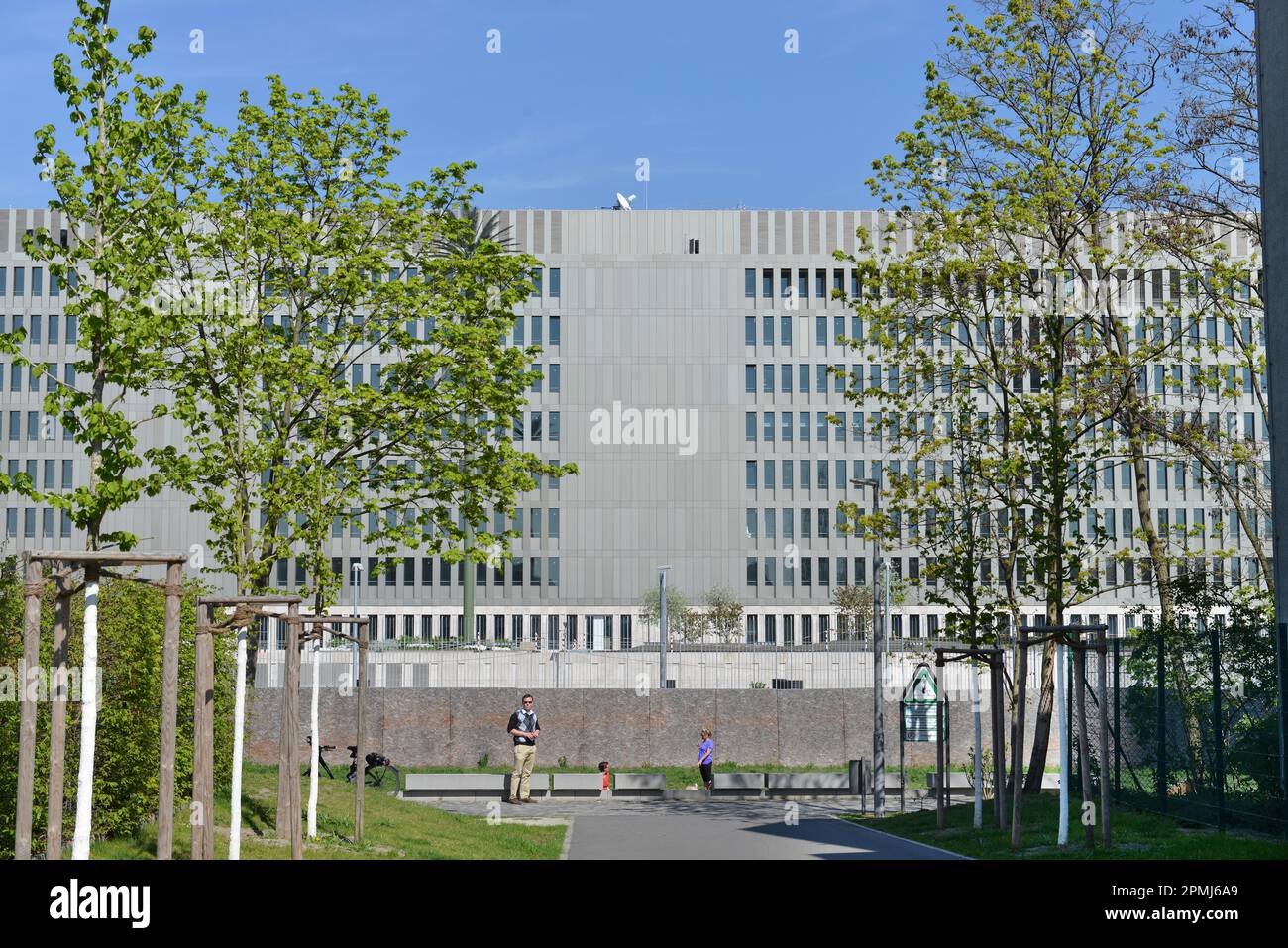 New building, BND headquarters, Chausseestrasse, Mitte, Berlin, Germany ...