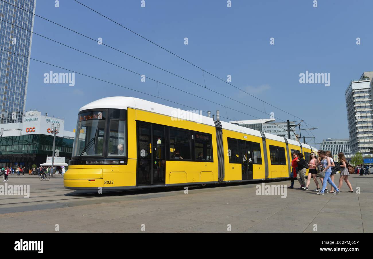 Tramway, Alexanderplatz, Mitte, Berlin, Germany Stock Photo - Alamy