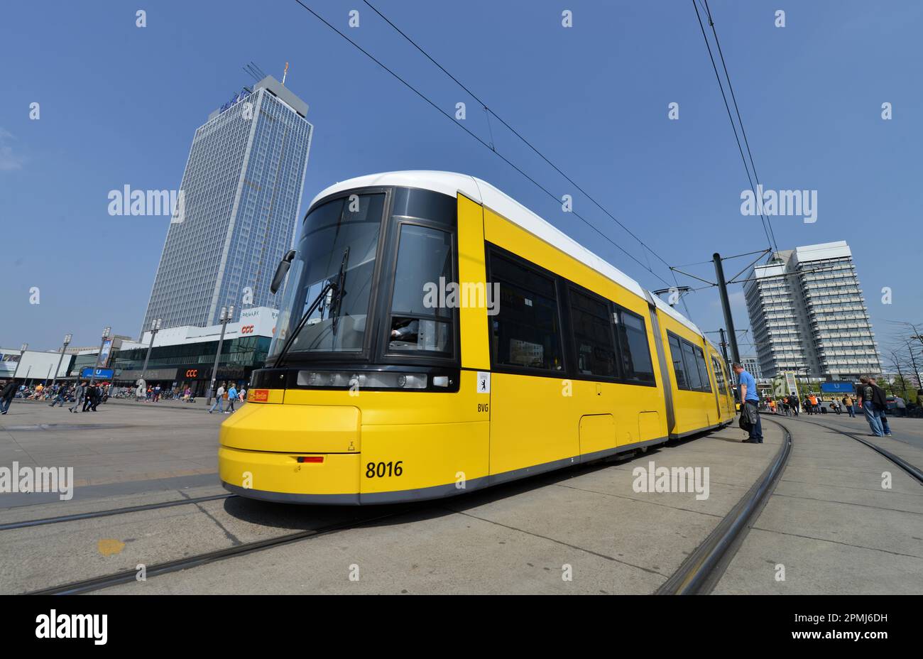 Tramway, Alexanderplatz, Mitte, Berlin, Germany Stock Photo - Alamy