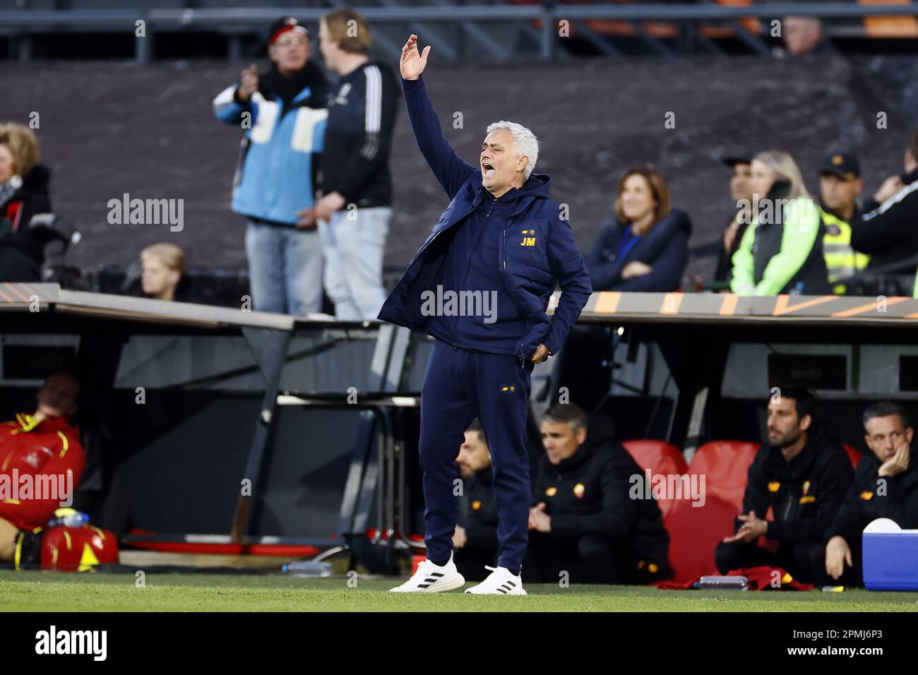 ROTTERDAM - Referee Jose Maria Sanchez during the UEFA Europa League ...